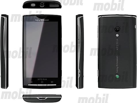 Des images du premier Sony-Ericsson sous Android - Spawnrider.Net
