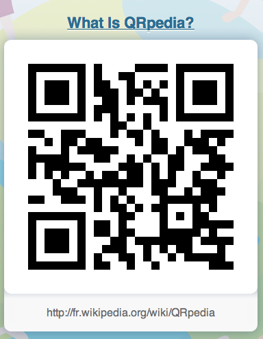 QRPedia adapte le contenu Wikipedia via les QR Codes - Spawnrider.Net